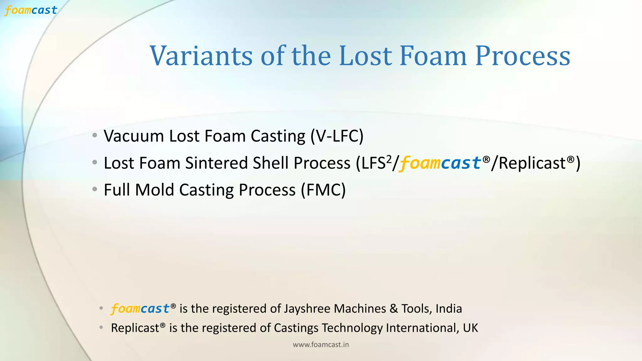 Lost foam-casting-process-implementation-challenges | PPTX