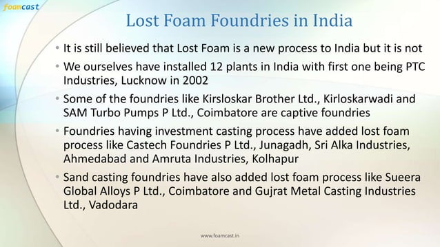 Lost foam-casting-process-implementation-challenges | PPTX | Science
