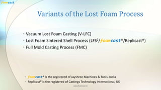 Lost foam-casting-process-implementation-challenges | PPTX