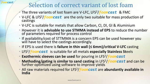 Lost foam-casting-process-implementation-challenges | PPTX | Science