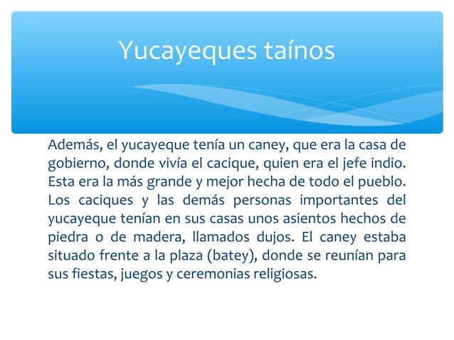 Los tainos | PPT