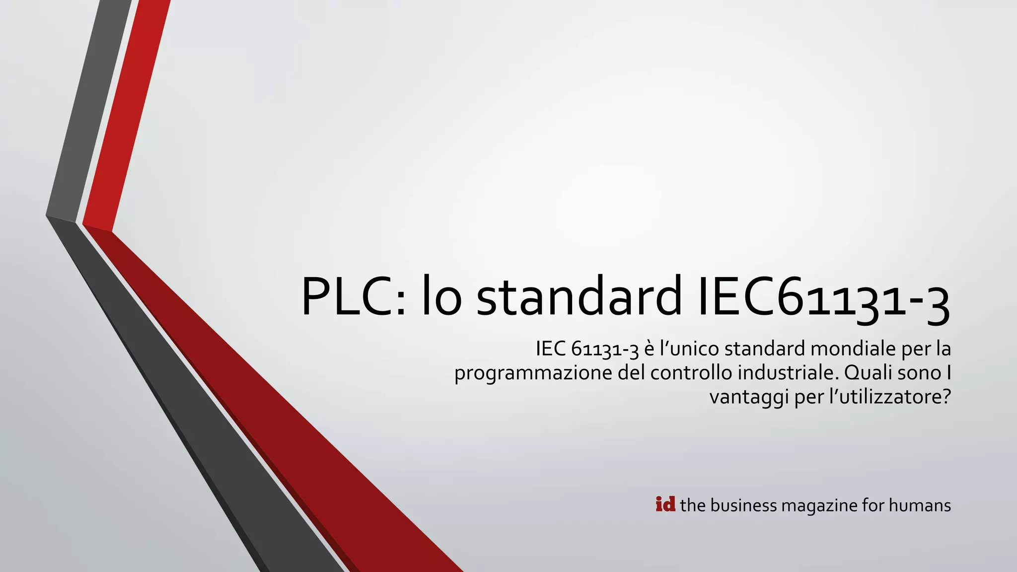 PLC: lo standard iec61131 3 | PDF | Programming Languages | Computing