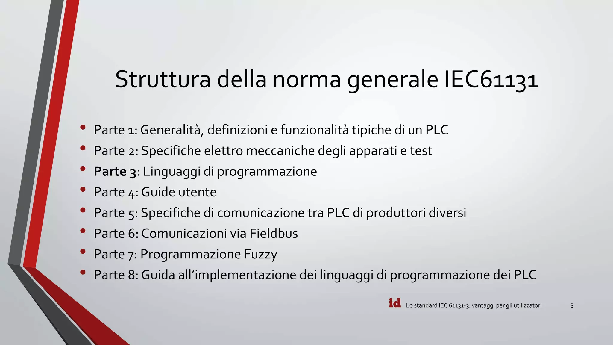 PLC: lo standard iec61131 3 | PDF | Programming Languages | Computing