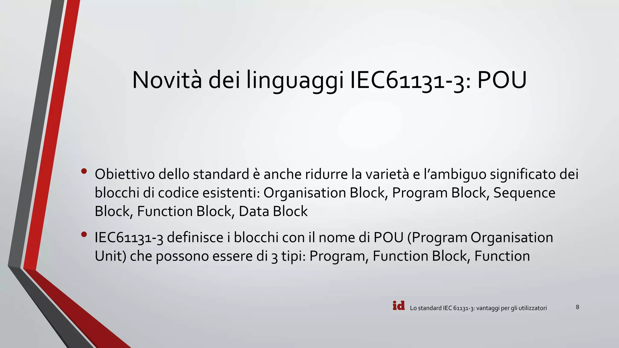PLC: lo standard iec61131 3 | PDF | Programming Languages | Computing
