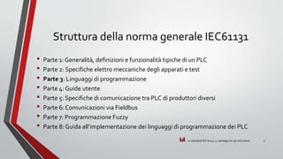 PLC: lo standard iec61131 3 | PDF | Programming Languages | Computing