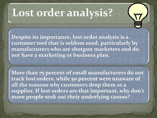 Lost Business Analysis | PPT