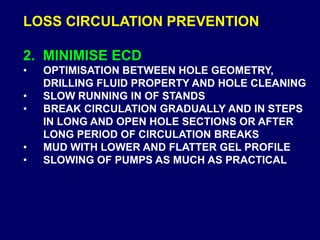 LOST CIRCULATION - THE BASICS | PDF
