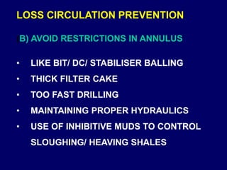 LOST CIRCULATION - THE BASICS | PDF