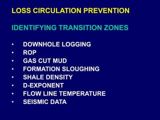 LOST CIRCULATION - THE BASICS | PDF