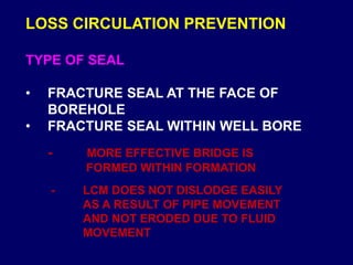 LOST CIRCULATION - THE BASICS | PDF