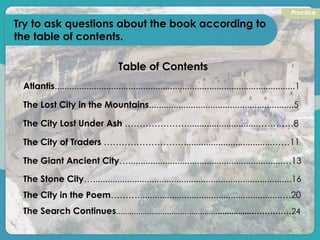LOST CITIES.pdf a short story to tell children | PDF