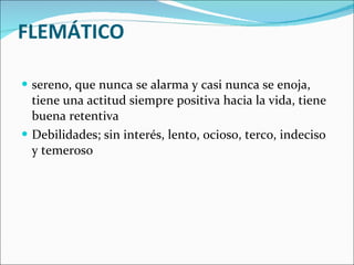 Los temperamentos | PPT