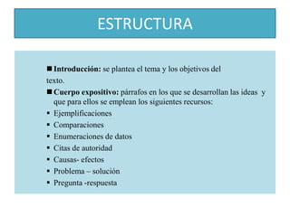 Los textos expositivos | PPTX
