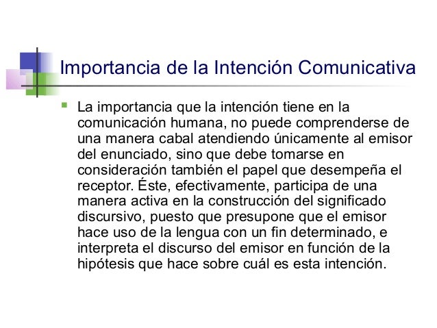 Los Textos Y Sus Intenciones Comunicativas