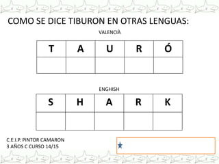 Los tiburones | PPTX | Fish and Aquariums | Pets