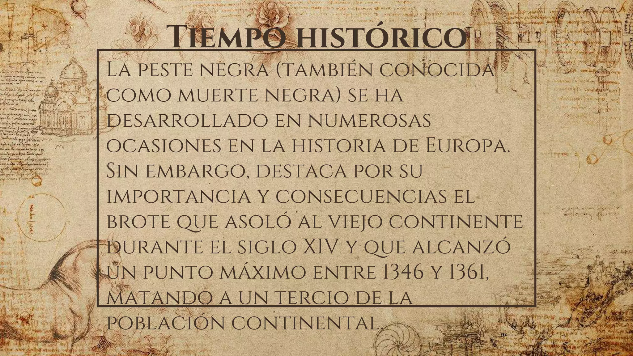 Los tiempo de la peste | PPTX