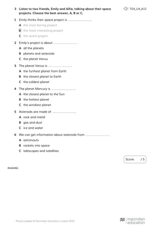 Lost in space test | PDF | Space and Astronomy | Science
