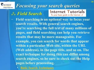 Lost in the net: Navigating search engines | PPTX