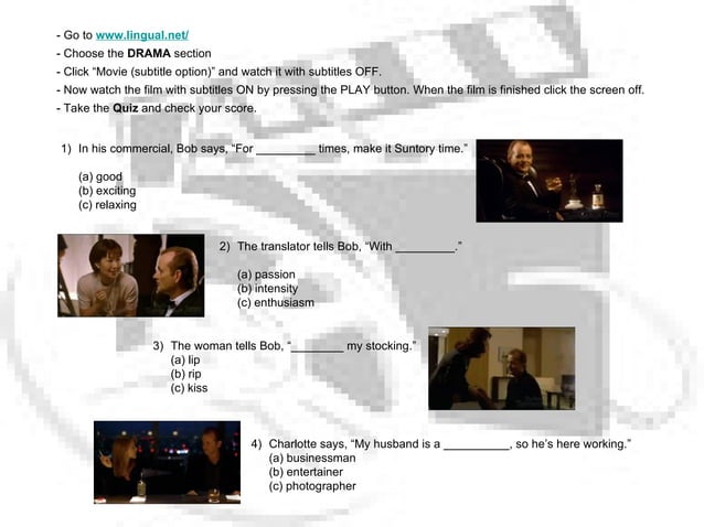Lost In Translation | PPT