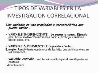 Los tipos de investigacion | PPTX