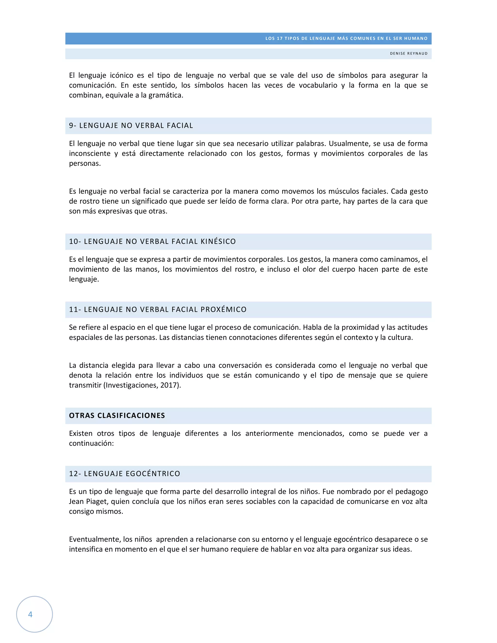 Los tipos de lenguajes comunes | PDF