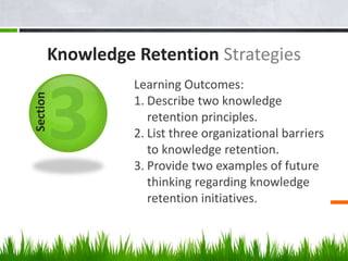 Lost knowledge: Confronting the threat of an aging workforce | PPTX