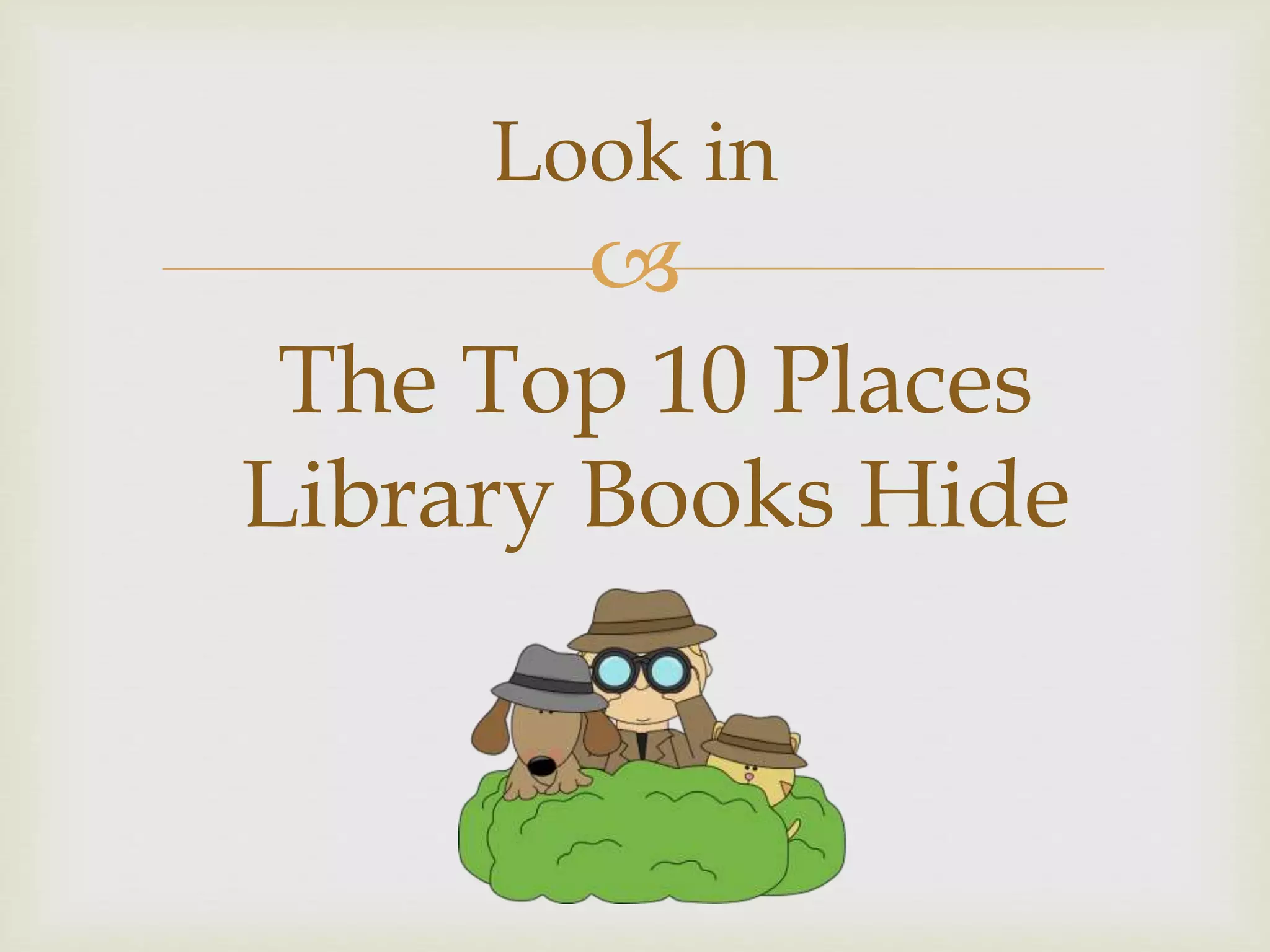 The Case of the Missing Library Books | PPTX
