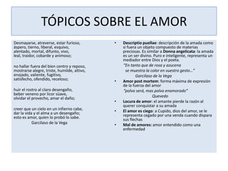 Los tópicos literarios | PPTX