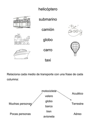 Los transportes | DOC