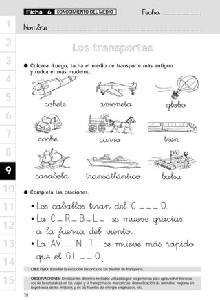 Los transportes | PDF
