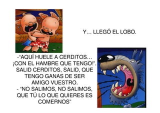 CUENTO "LOS TRES CERDITOS" | PDF