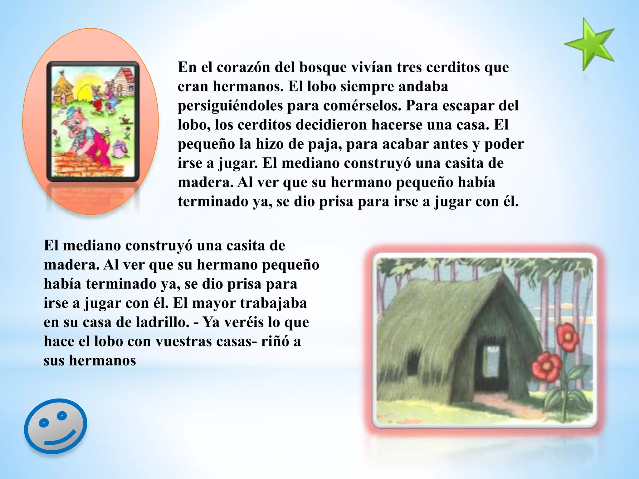 Los tres cerditos y el lobo feroz | PPSX