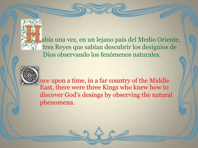 Los tres reyes magos primera parte | PPT