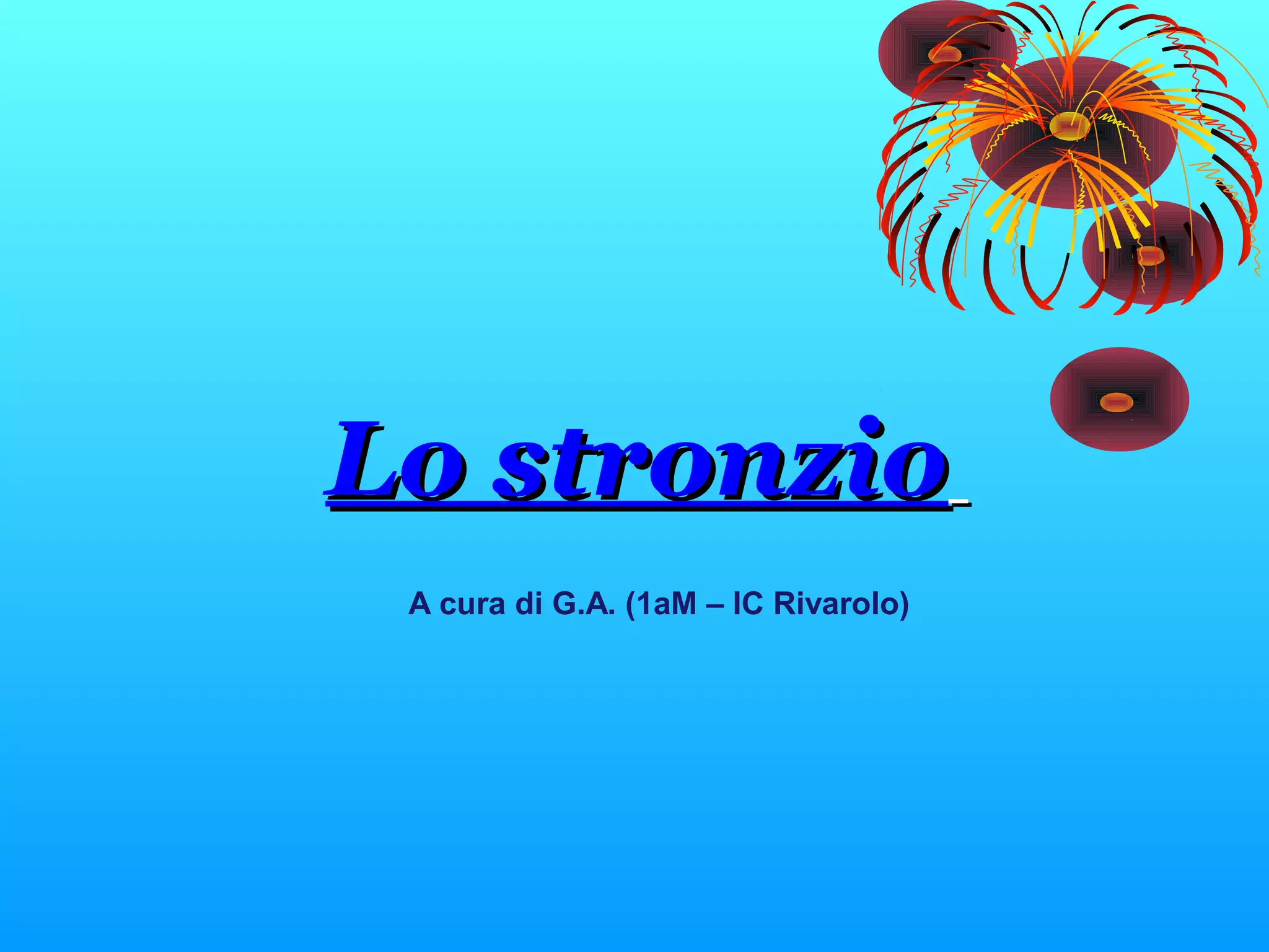 Lo stronzio | PPT