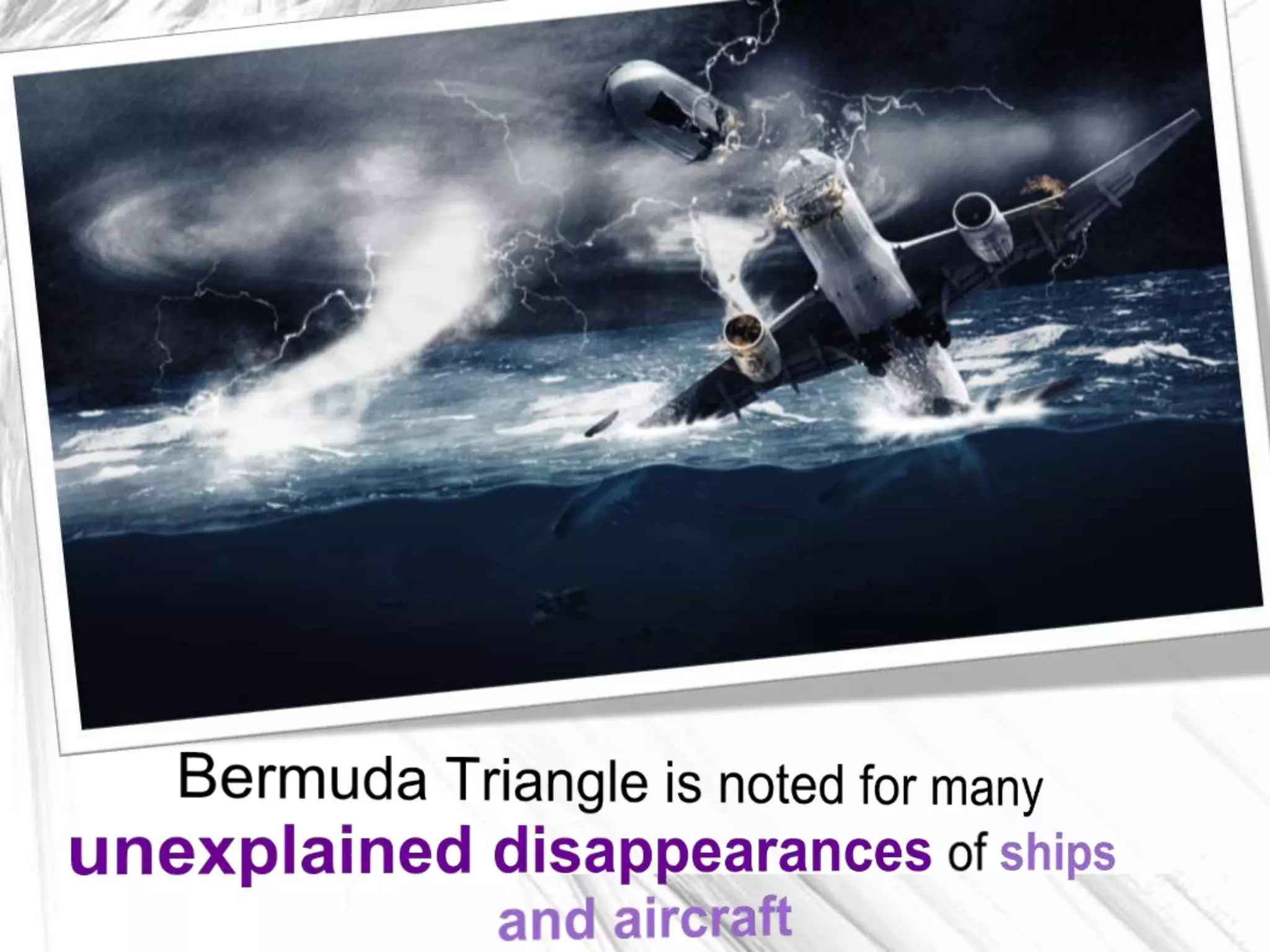 Lost ships in bermuda triangle by haniesh | PPT