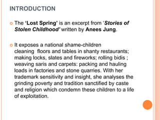Lost spring | PPT