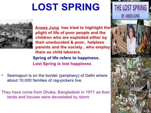 LOST SPRING.pptx BY-SATYADEO VISHWAKARMA | PPTX