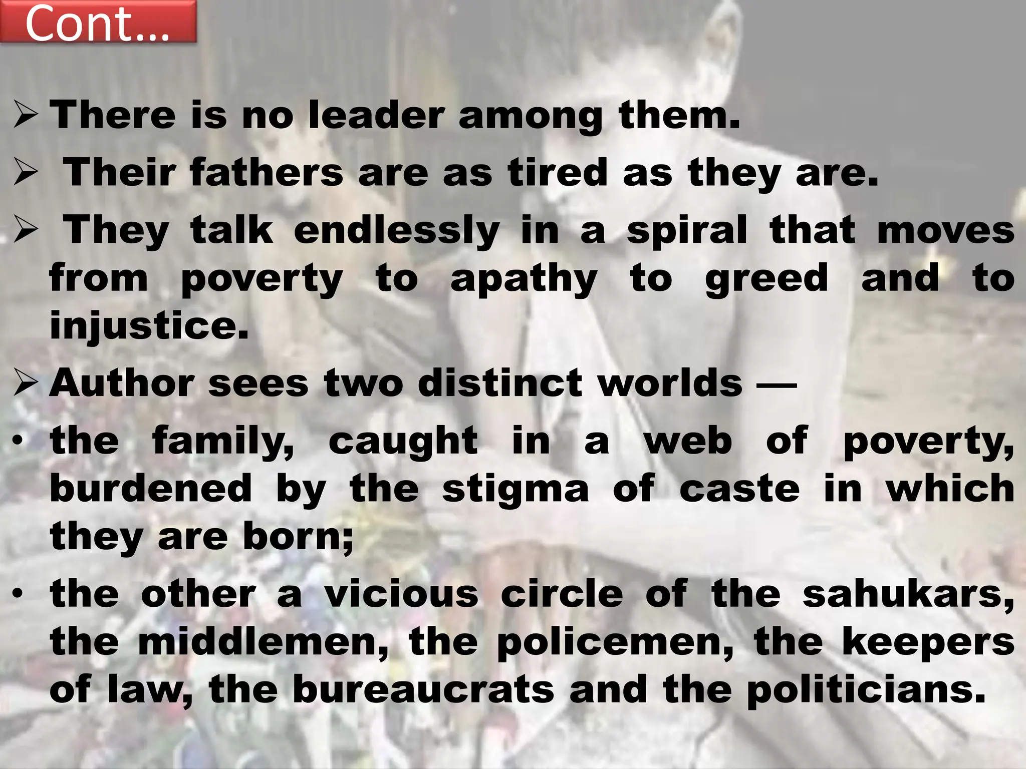 ch - LOST SPRING ppt for class XII (12th) | PPTX