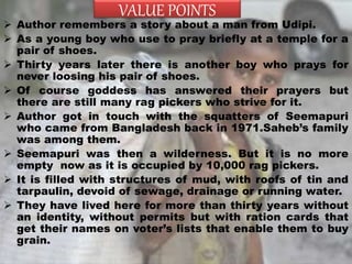 ch - LOST SPRING ppt for class XII (12th) | PPTX