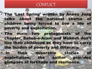 ch - LOST SPRING ppt for class XII (12th) | PPTX