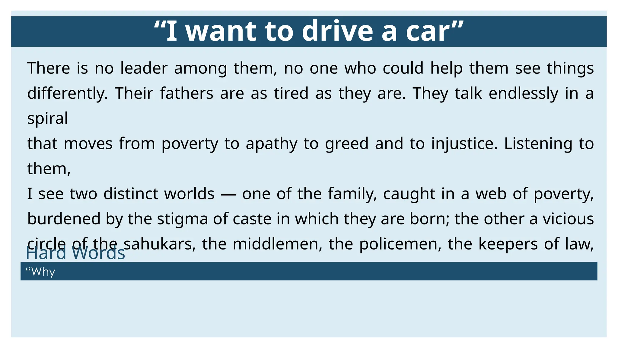 Lost Spring part 1 explanationwith hardwords .pptx