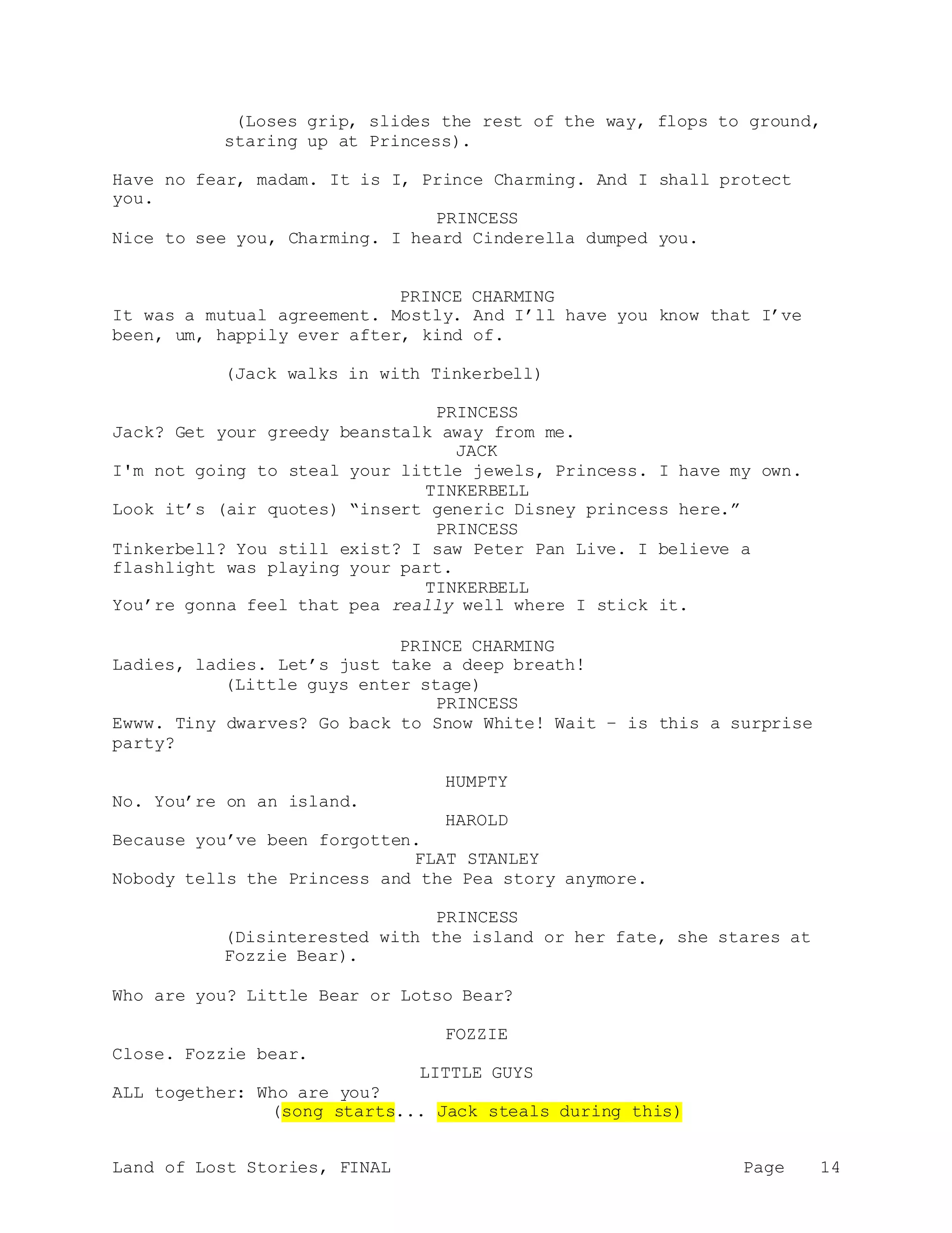 Free Middleschool Play Script (Land of Lost Stories) | DOCX