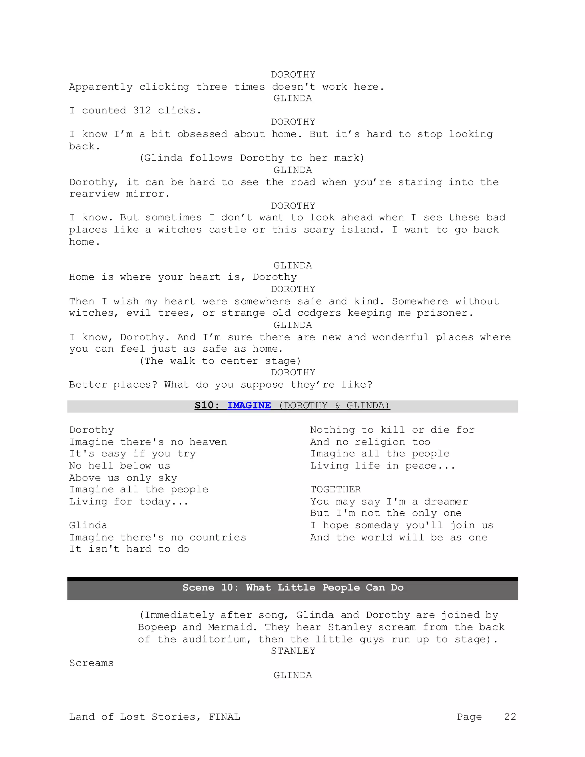 Free Middleschool Play Script (Land of Lost Stories) | DOCX