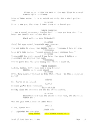 Free Middleschool Play Script (Land of Lost Stories) | DOCX