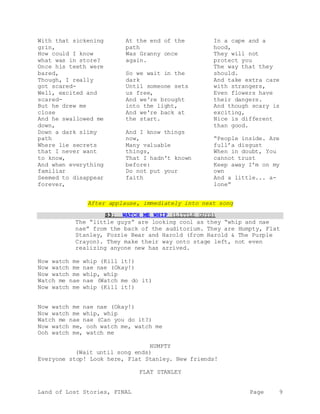 Free Middleschool Play Script (Land of Lost Stories) | DOCX