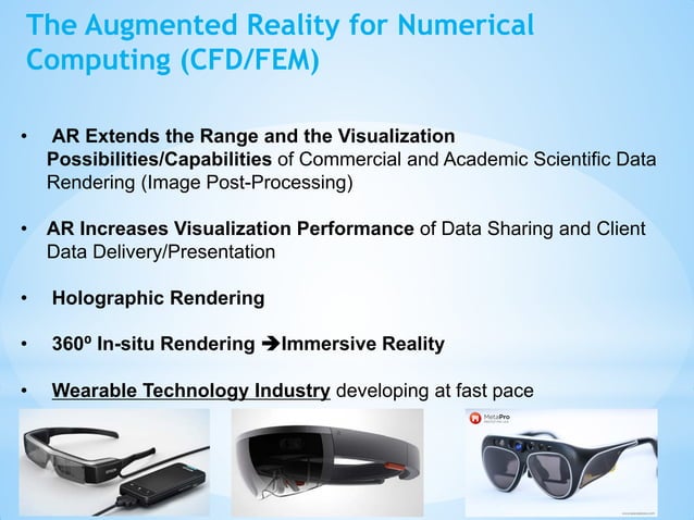 Augmented Reality Tutorial dedicated to Computational Fluid Dynamics | PPT
