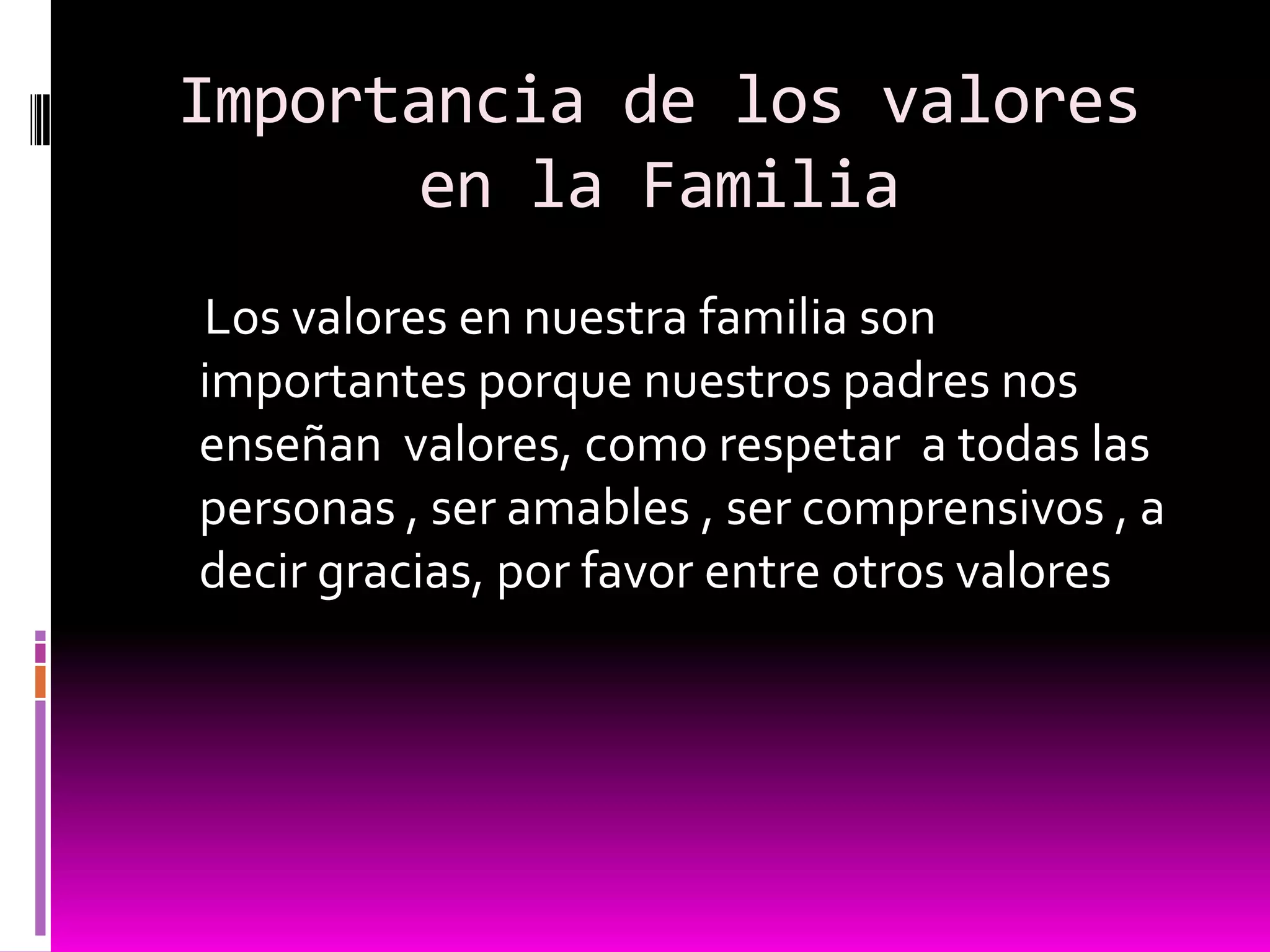 Los Valores | PPT