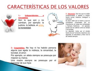 Los valores | PPTX