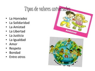Los valores | PPTX