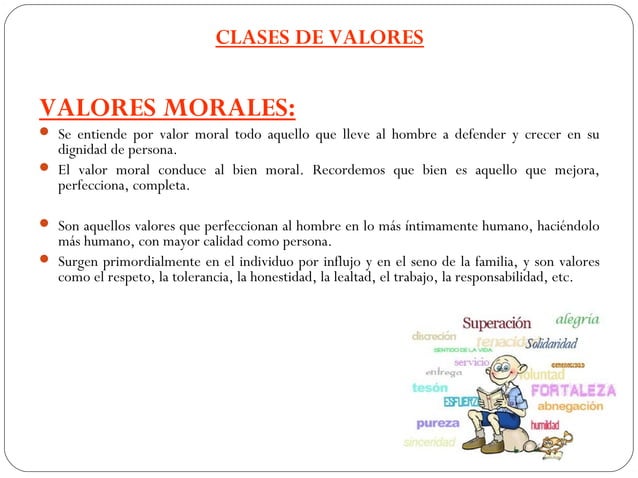 Los valores | PPT